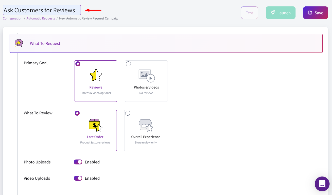 How to Set Up Your First Review Request Campaign on Ecwid with Fera